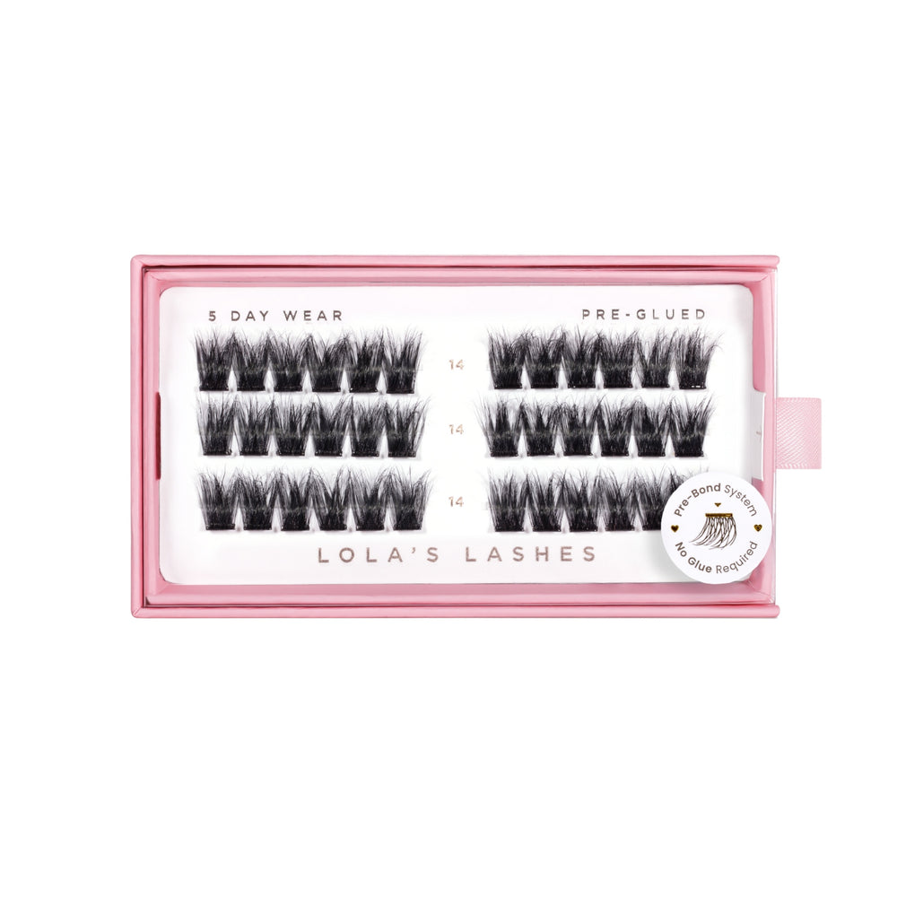 Wispy Volume Single Length Pre-Glued Lashes